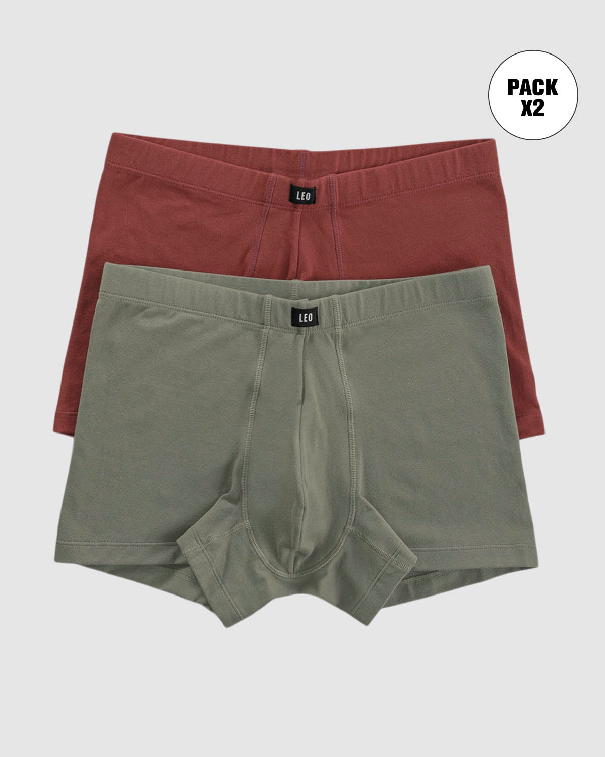 Paquete x 2 bóxers cortos en algodón | Leonisa Costa Rica